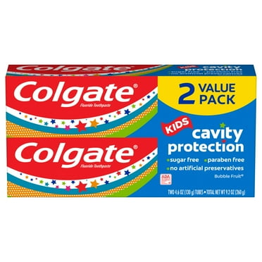 Colgate Kids Anticavity Fluoride Toothpaste, Trolls™, Bubble Fruit ...