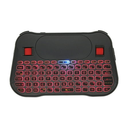 T18+ Wireless Keyboard 2.4GHz with Touchpad Mouse Wheel Backlit ...