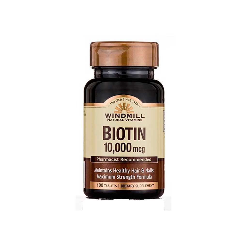 WINDMILL BIOTIN 10,000 MG, 100 CAPS | Walmart en línea