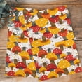 Dish Towels, Red Yellow Mushrooms Absorbent Kitchen Towels 1 PC, Modern ...