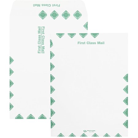 Catalog Envelopes, First Cl Border, 10 X 13-Inches, White, Box of 100 ...