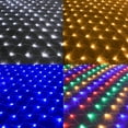 LED Christmas Net String Lights, Main Plug in 8 Modes Garden Decorative ...