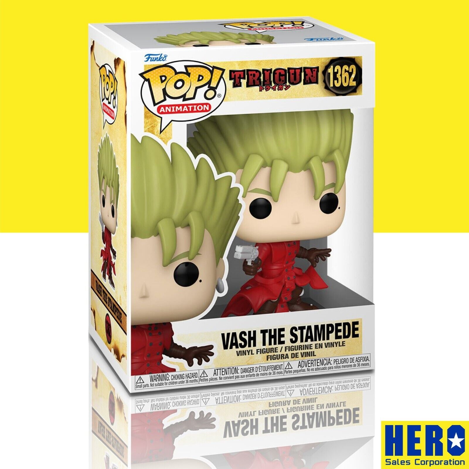 FUNKO POP! ANIMATION: Trigun Vash the Stampede #1362 - Walmart.com