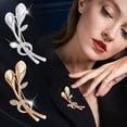 Brooch Jewelry for Women Temperament Fashion Elegant Flower Rhinestone ...