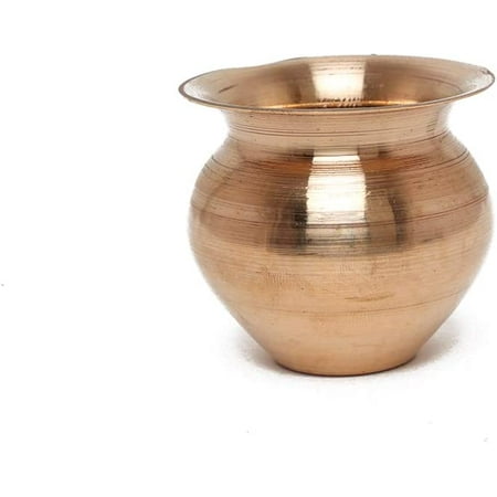 Copper Kalash Lota Pot Utensil Drinkware for Pooja Puja Decoration ...