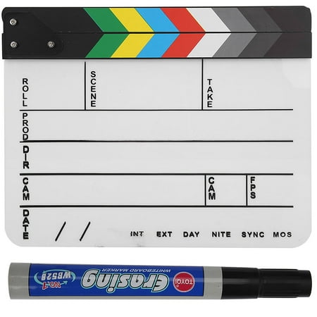 Clapboard Scene Clap Board Film Cut Prop Acrylic Director Scene ...
