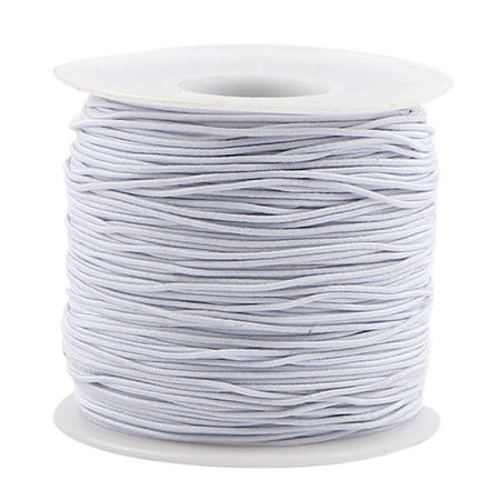 Elastic Bands 1mm Sturdy High Elasticity Rope for Commercial Uses white ...