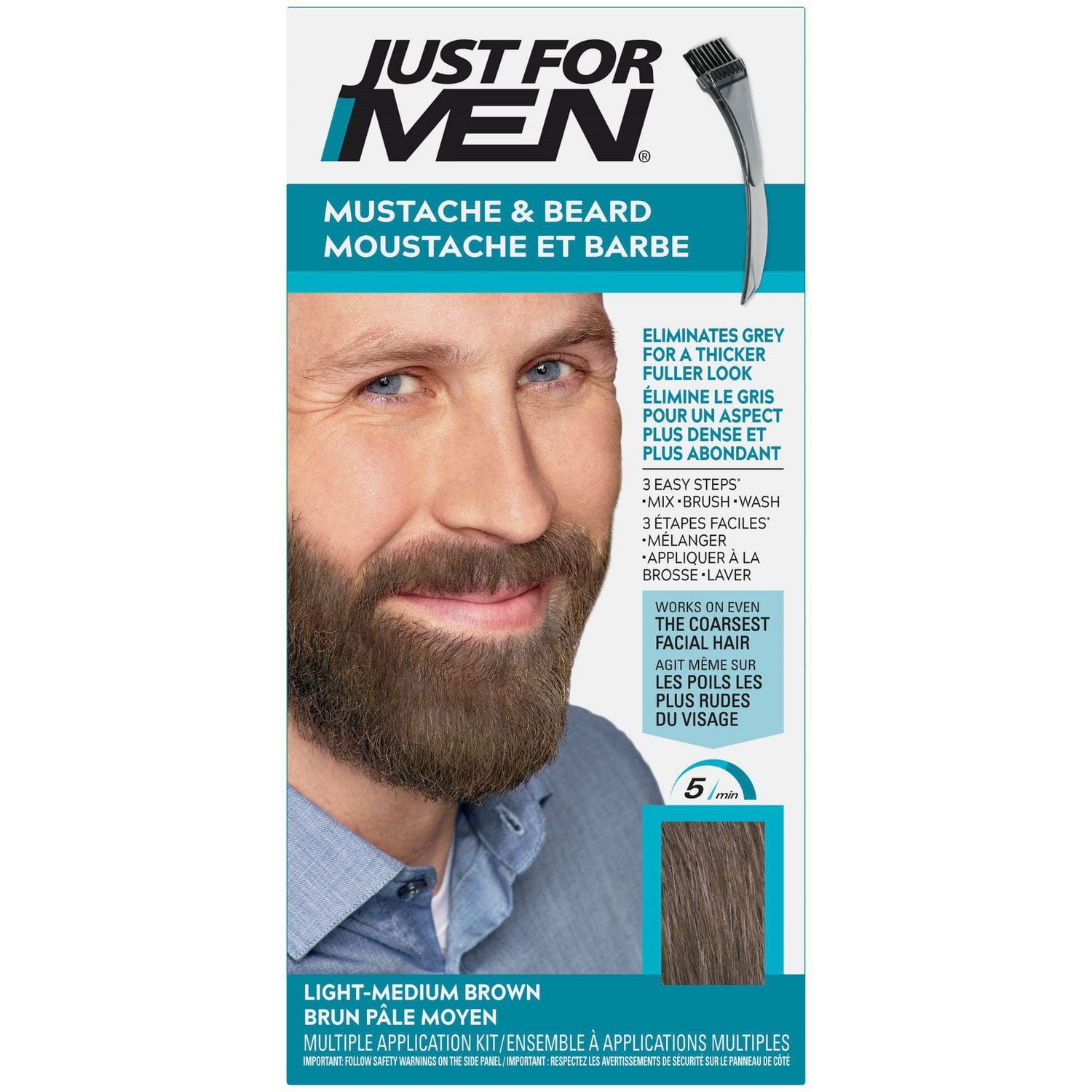 Click here for Just For Men Mustache And Beard Light-Medium Brown... prices
