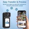 ormos Action Camera, 2.7K Resolution, Wi-Fi Connectivity, 180° Rotating ...