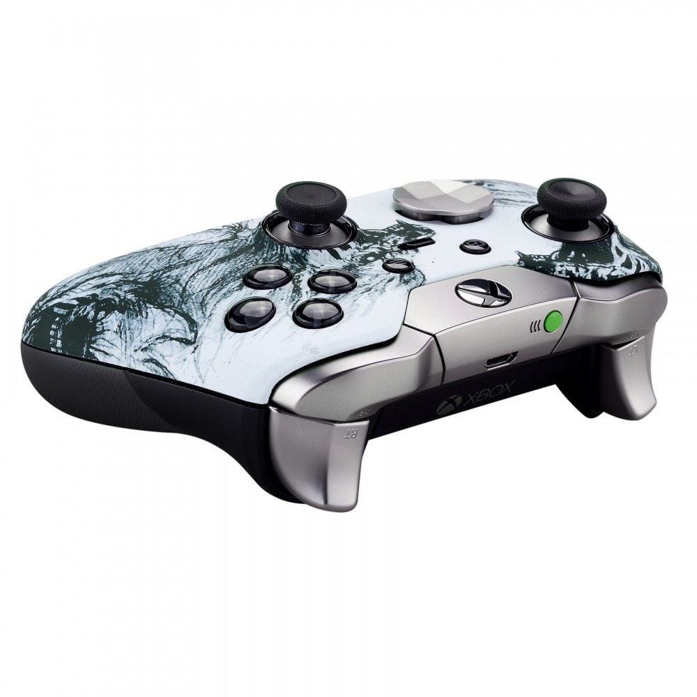 Buy eXtremeRate Soft Touch Grip Wolf Soul Front Housing Shell Faceplate ...