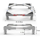 DEWEL Adjustable Refrigerator Base with Wheels, Fits 17.6-26.77 in ...