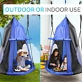 Serene life 40” Hanging Tree Play Tent Hangout for Kids Indoor Outdoor ...