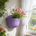 Danhjin Hanging Planter Wall Mounted Flower Pots for Indoor Outdoor ...