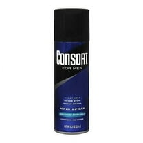 Consort For Men Unscented Extra Hold Hair Spray, Dry Look, 8.30 oz ...