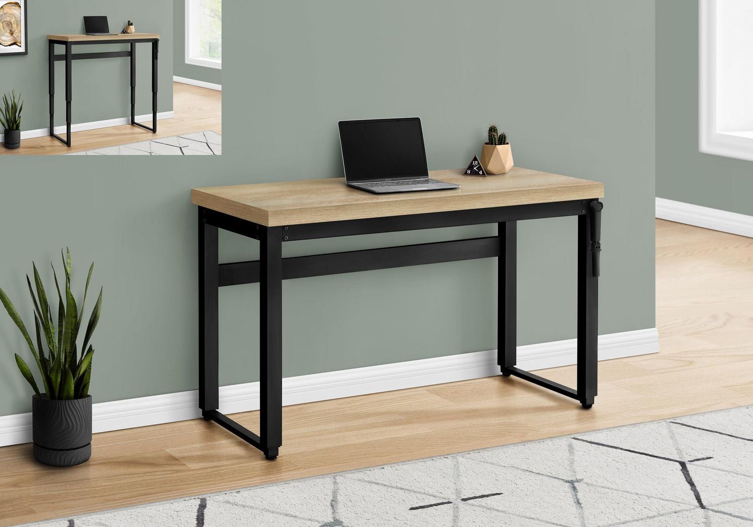 Monarch Specialties Computer Desk, Home Office, Standing, Adjustable ...