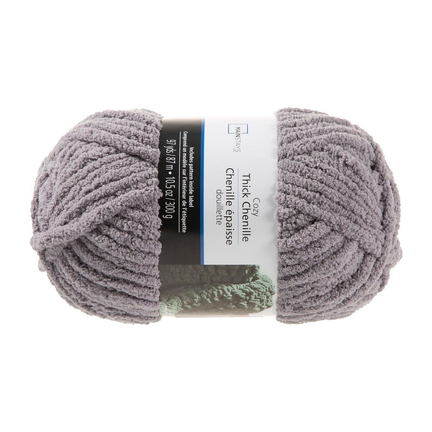 Click here for Mainstays Thick Chenille Yarn Grey prices