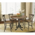 International Concepts 5 Piece Solid Wood Counter Height Dining Set