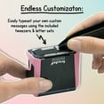 Trodat Printy 4912 Self-Inking Pastel Pink Do-It-Yourself (DIY) 4 Line ...