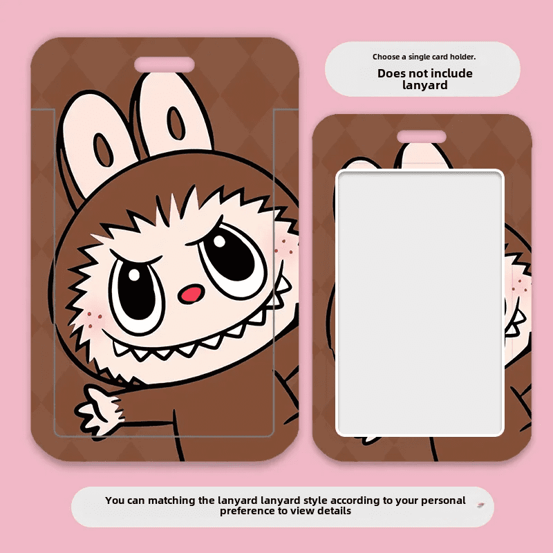 Estuche protector Cartoonsimple Labubu para estudiantes, campus, comida ...