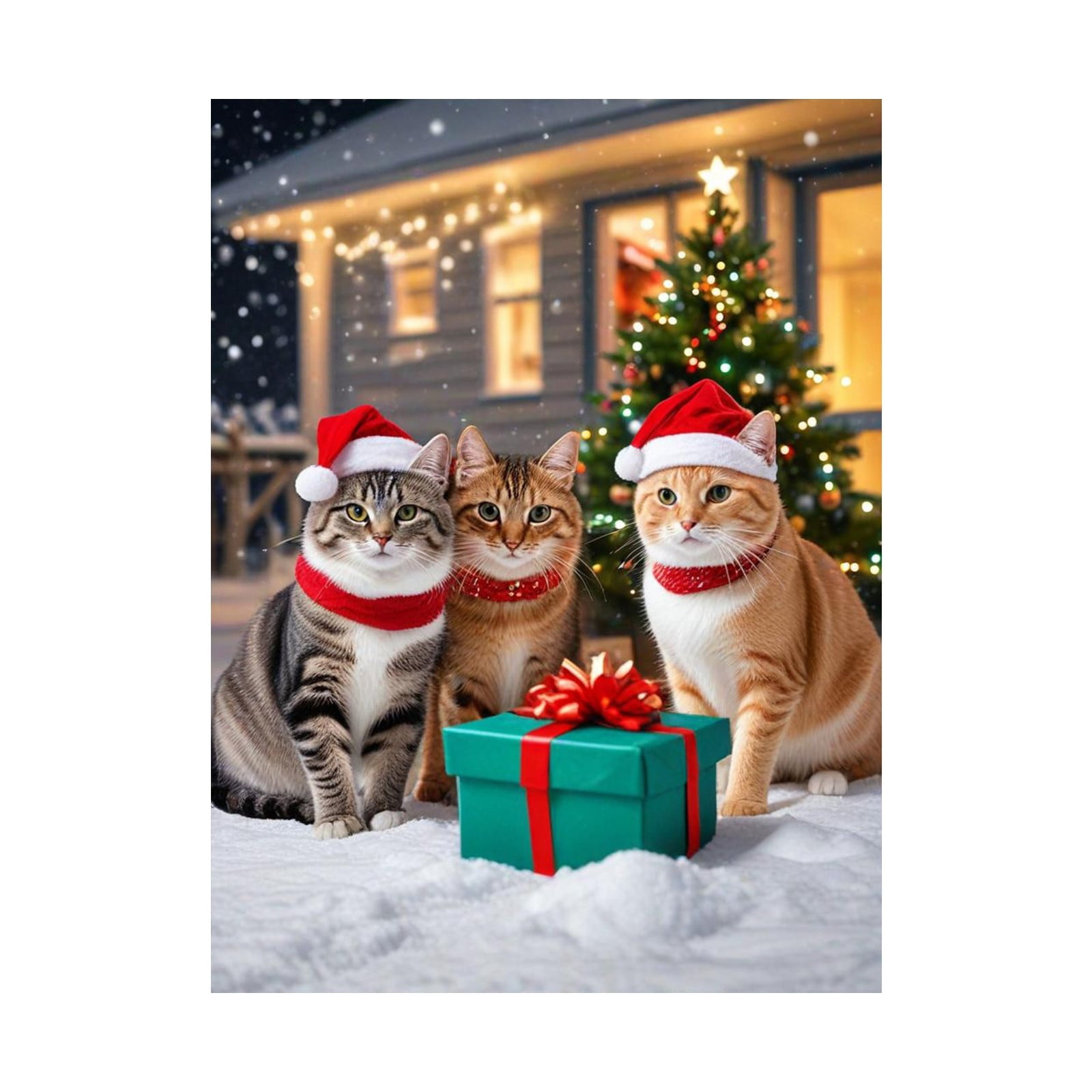 Click here for Yangzheee Christmas Blanket Christmas Cat Blanket... prices