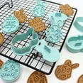 12-Piece Easter Egg Cookie Cutter Set, 9 Styles Fun Designs for Holiday ...