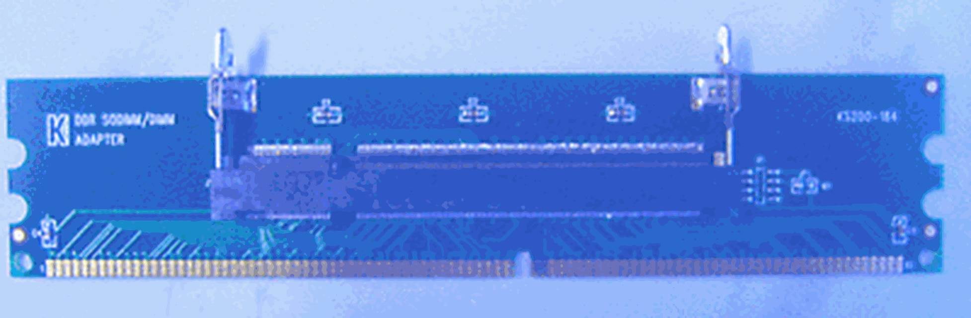 184pin to 200pin DDR DDR1 Sodimm Memory Adapter Fully compatible with ...