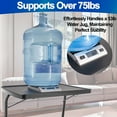 Adjustable TV Tray Table - Folding Portable Tray with Height & Angle ...