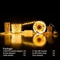 Wobane Warm Led Strip Light, 16.4ft Warm White Dimmable Led Light Strip ...