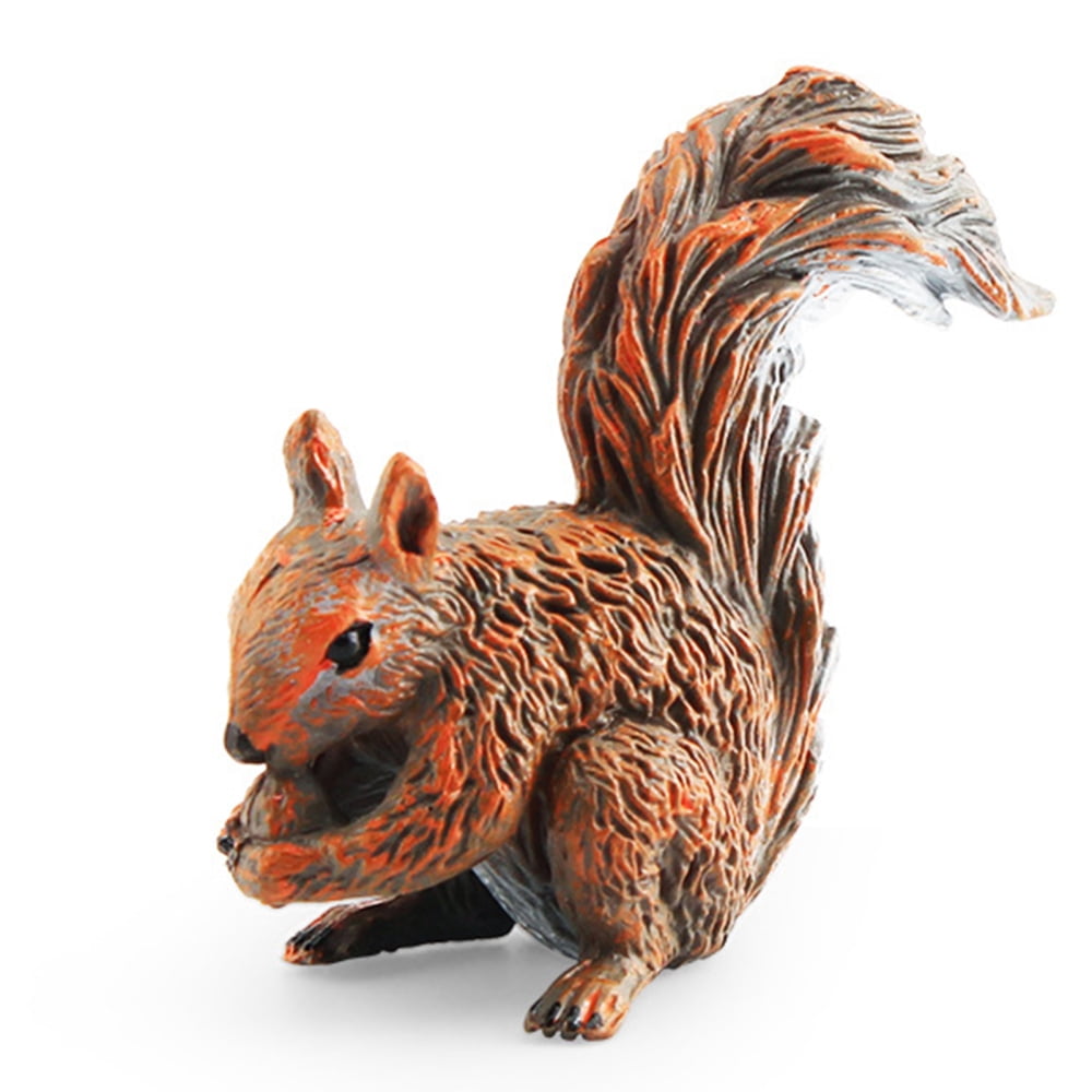 7pcs/set Simulation Squirrels Wild Animals Figures Unique Design ...