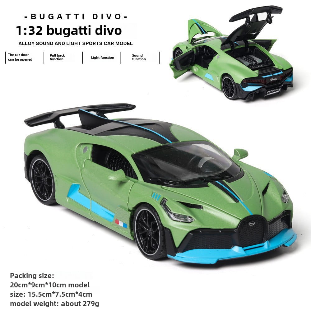 Click here for Unbranded Green Bugatti Divo Supercar Model: 1:32... prices