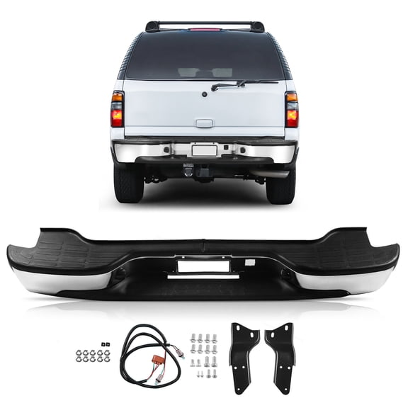 Sherman Parts SHE672-87-1 Front Bumper Cover with Body Cladding for ...