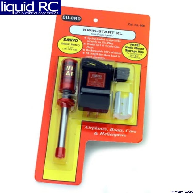 Dubro DUB668 Kwik Start Long Reach Glo Plug Ignitor with USB Charger ...