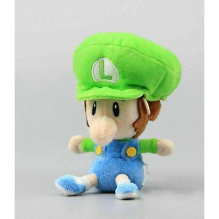 2pcs Super Mario World Baby Mario Luigi Plush Soft Toy Doll Teddy 6 ...