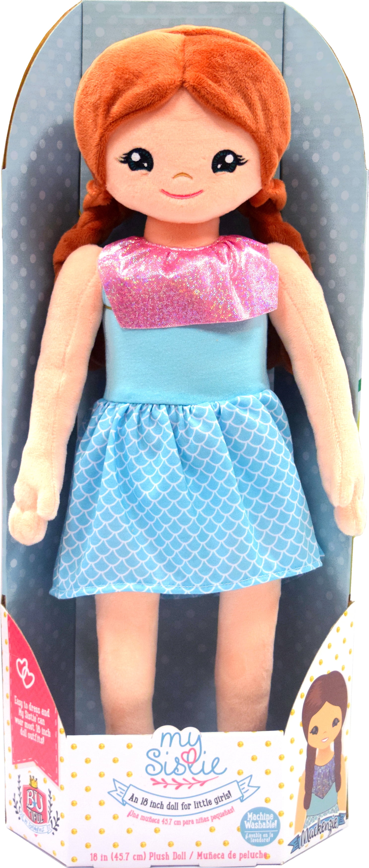 My Sistie 18" Doll-Mackenzie - Redhead - Walmart.com - Walmart.com
