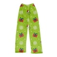 Tqwqt Girls Cute Pajama Pants Size 10 12 2024 Lounge Baggy Grinchs Flannel Pj Pants Soft Comfy