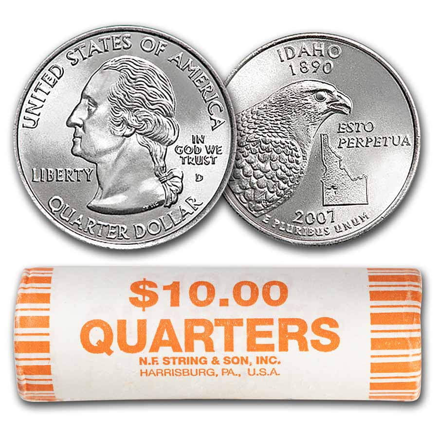 2007-P Idaho Statehood Quarter 40-Coin Roll BU - Walmart.com
