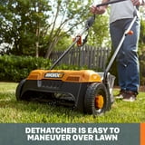 Worx WG850 12 AMP 14" Walk Behind Electric Dethatcher - Walmart.com
