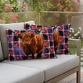 Farmhouse Outdoor Pillow Covers Set of 2 Cow Leopard Texture Rustic ...