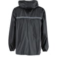 CTM Adult Reusable Water Resistant Rain Jacket with Hood and Pockets ...