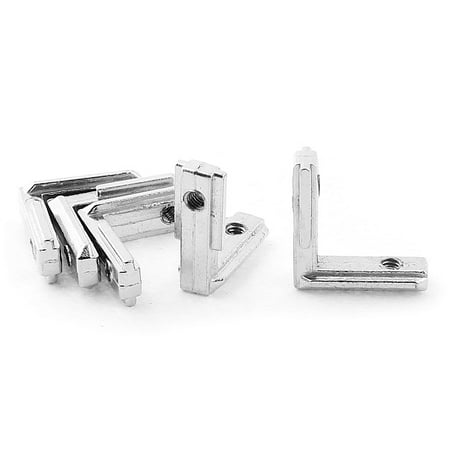 Aluminum T Slot Profile 20 Series 90 Degree Corner Connector Silver ...