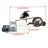 INTBUYING Belt Sander Industrial Grade 72-82in Sand Belt Machine with ...