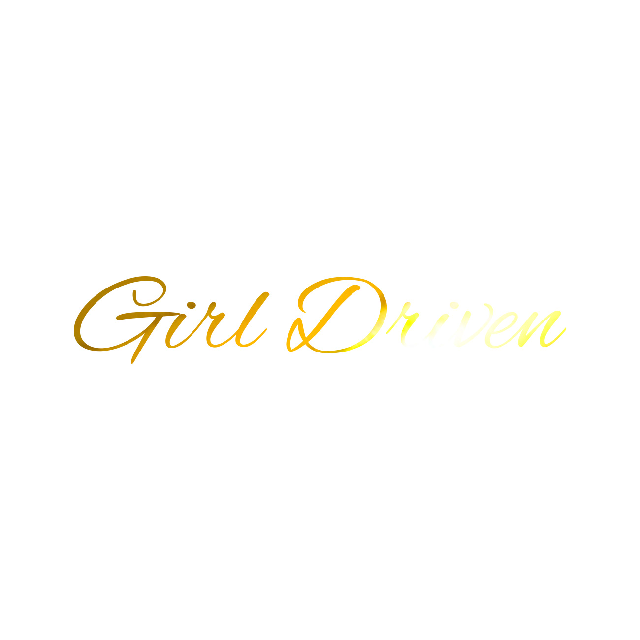 Pink Girl Driven Sticker Decal Die Cut - Self Adhesive Vinyl ...