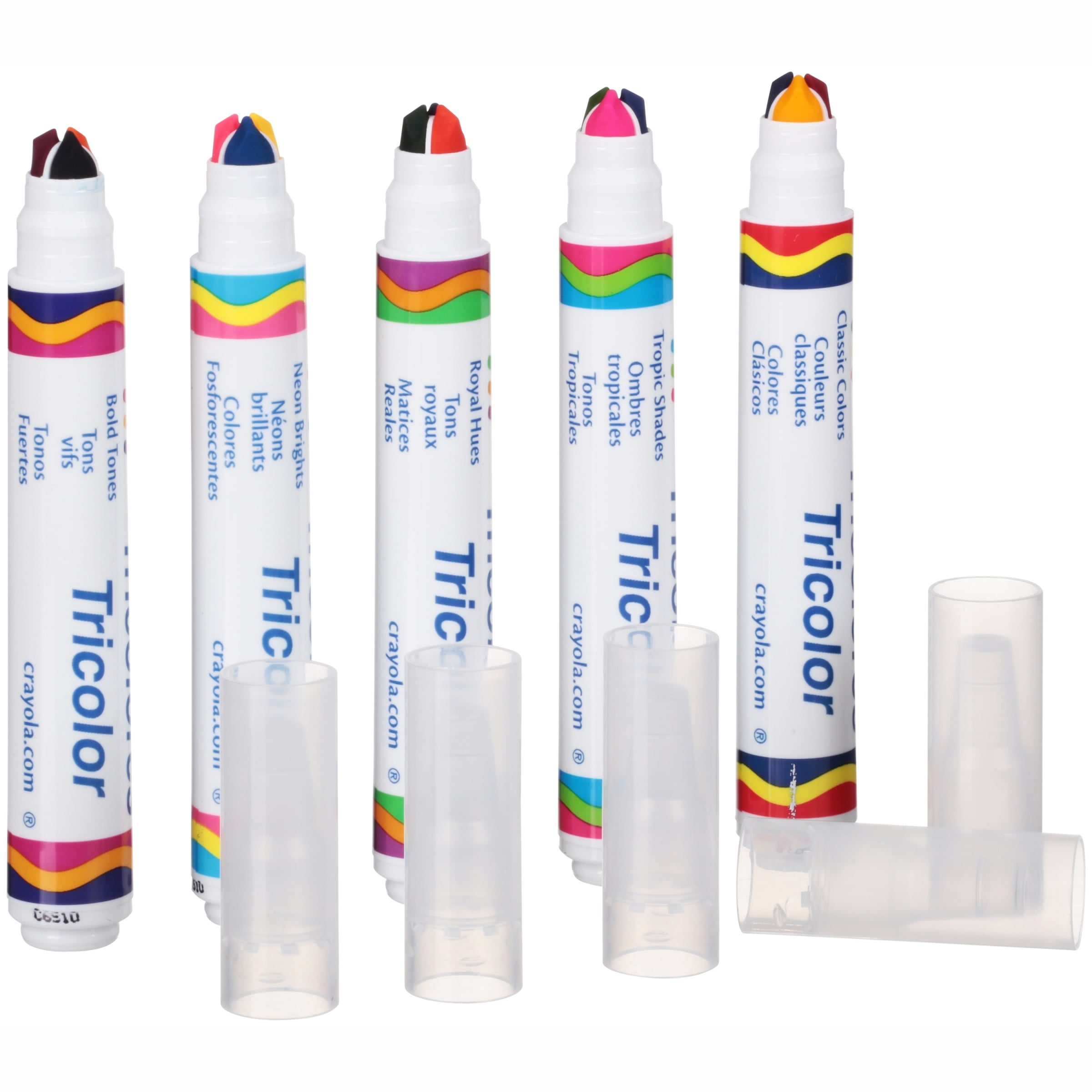 Crayola Washable Tri Colors Markers 5 Count Carded Pack - Walmart.com