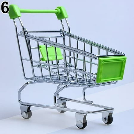 Kids Toys, Supermarket Hand Trolley Mini Shopping Cart Desktop ...