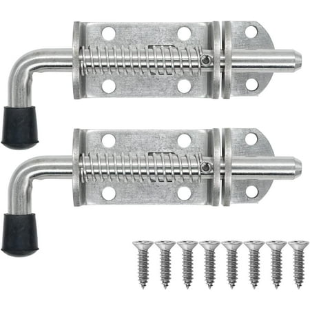 Spring Loaded Barrel Bolt Latch, Heavy Duty 304 Stainless Steel ...