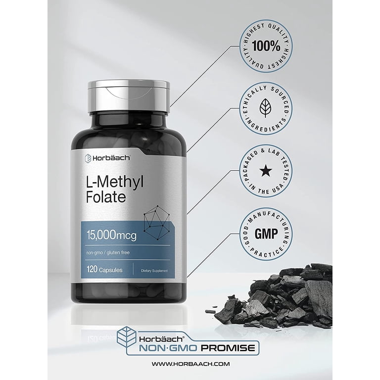 L Methylfolate Carlyle 15mg | 120 Capsules | Value Size | Ma ...