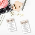 Eyebrow Lamination Aftercare Instruction Cards Physical Printed 2 x 3.5 ...