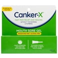 Canker-X Oral Treatment Gel, Numbing Pain Reliever Care, Fast Relief ...