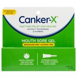 Canker-X Oral Treatment Gel, Numbing Pain Reliever Care, Fast Relief ...