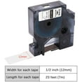 6PK Compatible for DYMO D1 45013 S0720530 45010 45016 45017 45018 45019 ...